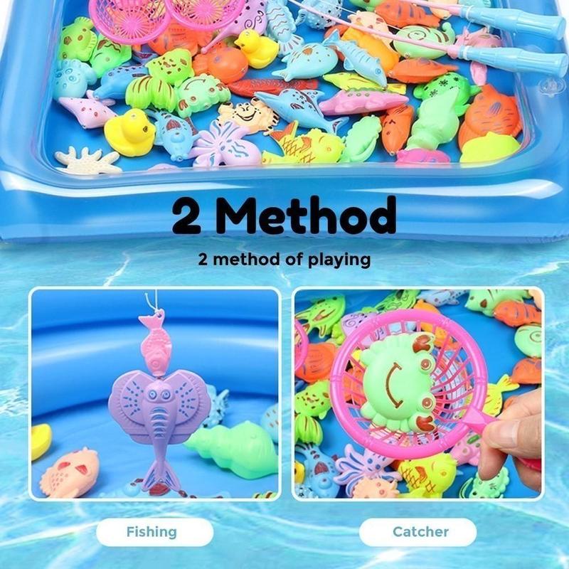 Fishing Toy for Kids with 60cm Pool Mainan Pancing Ikan Kola - TikTok ...