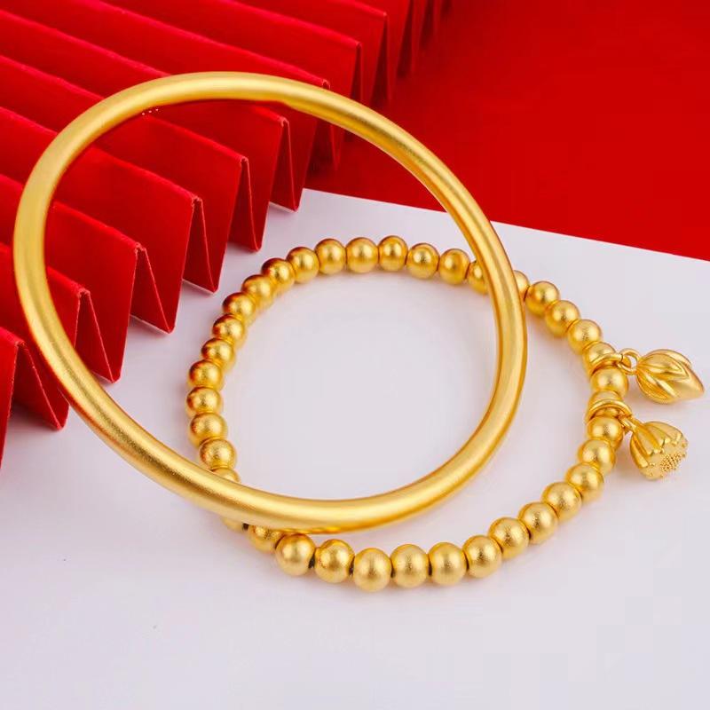 Gelang Tangan Bersalut Emas, Rekaan Teratai Dua Dunia, Gelan - TikTok ...