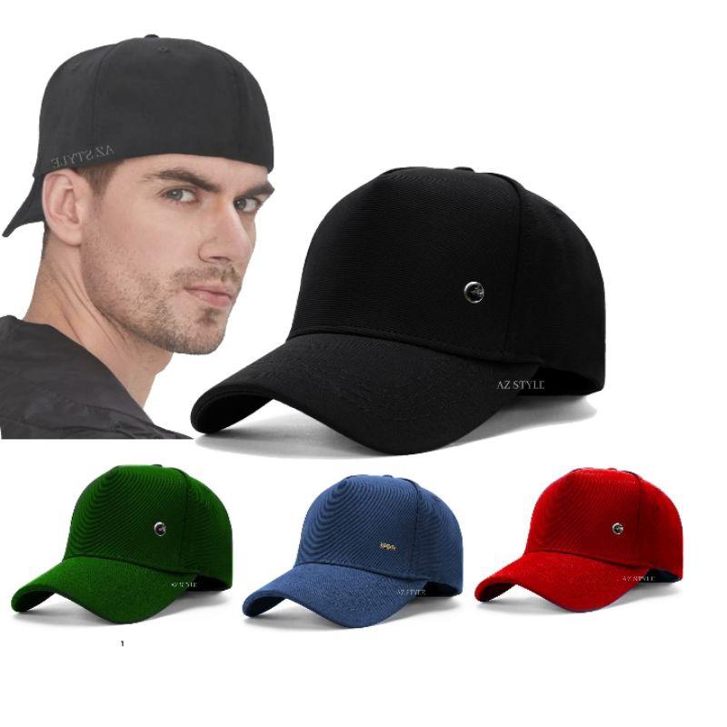 Topi Built-up Terbaru Topi Tanpa Pengait Belakang Karet Baseball Casual ...