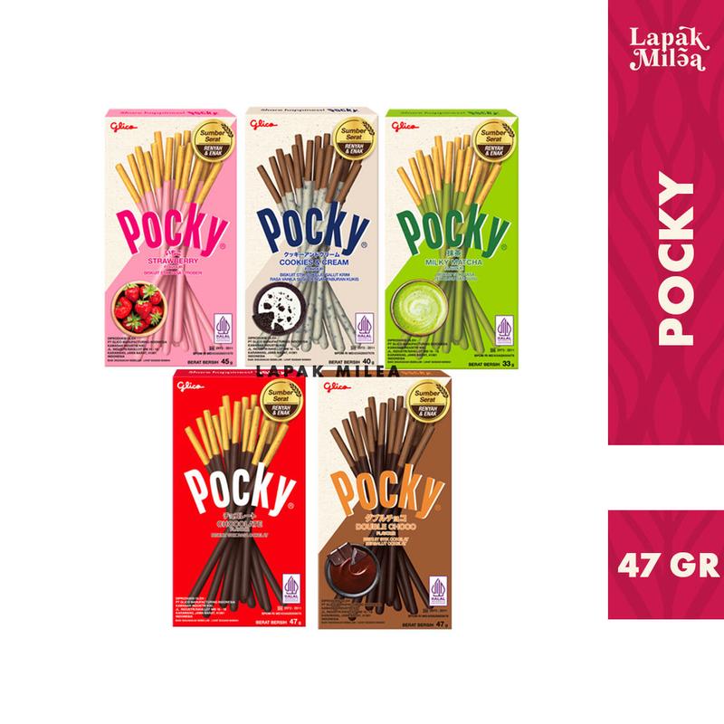 Glico Pocky Regular - Biskuit Stik Salut Coklat - Shop | Tokopedia