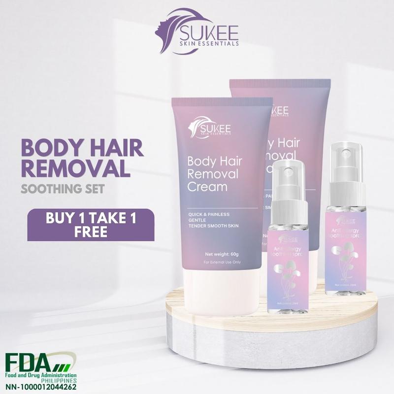 [Buy 1 Take 1] SUKEE Body Hair Removal Cream Soothing Set 60 - TikTok ...