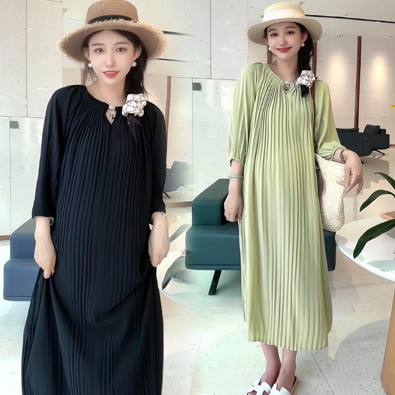 C68830# Pregnant Woman Clothes Spring Autumn Dress Women Korean Style ...