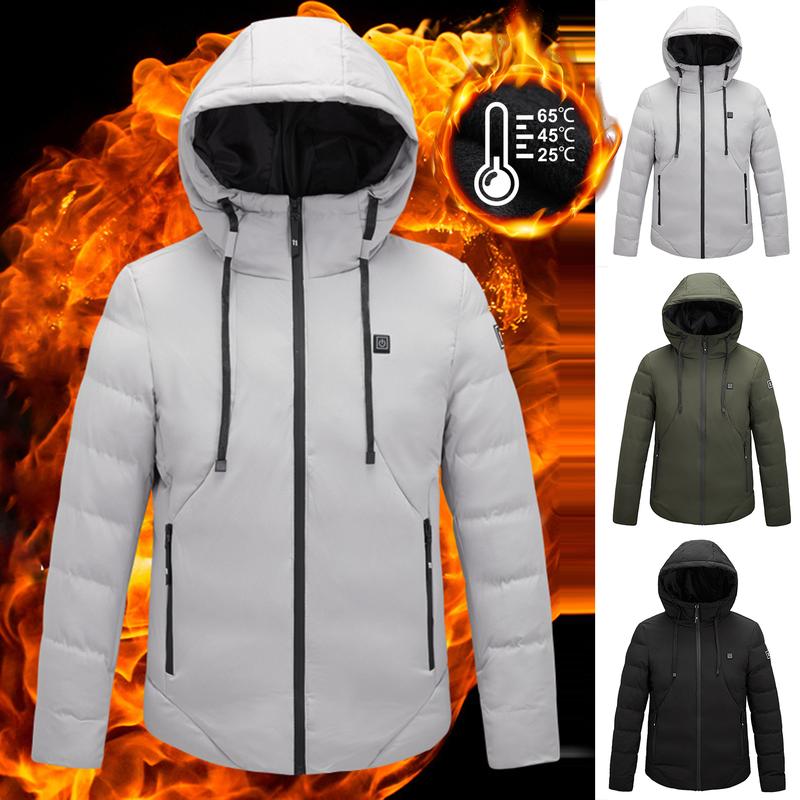 On.Q-USB Smart Heating Jacket 4 Heated Zones Hooded Washable - TikTok ...
