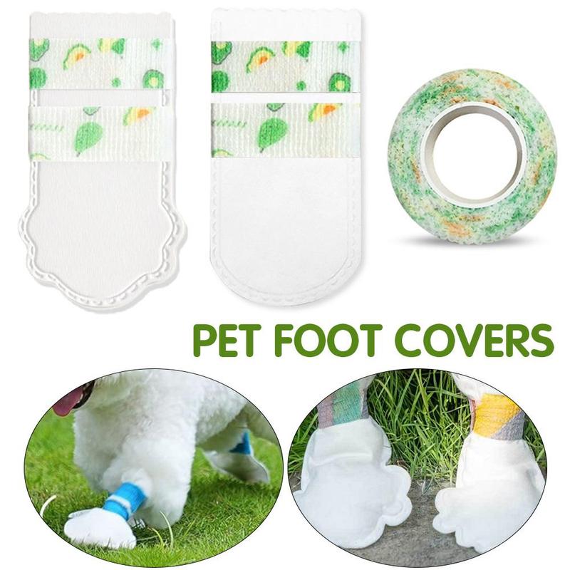 20pcs Disposable Pet Foot Covers, Dog Anti Dirt Shoe Walking - TikTok ...