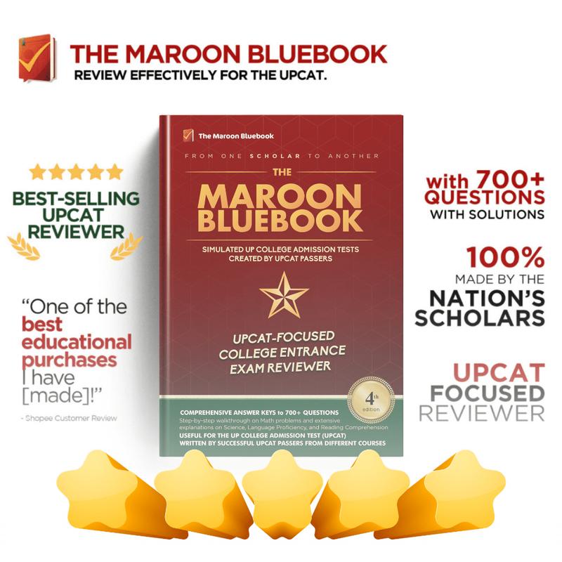 The Maroon Bluebook 4th Edition - Updated UPCAT 2024 Reviewer - TikTok ...
