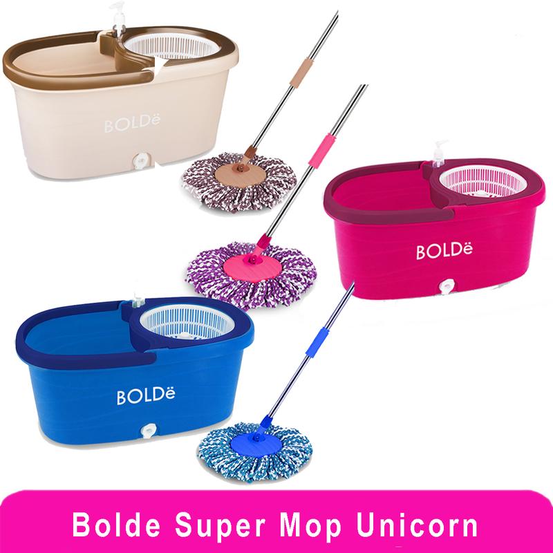 BOLDe Super Mop Unicorn Alat Pel Putar Bolde Spin Mop - Shop | Tokopedia