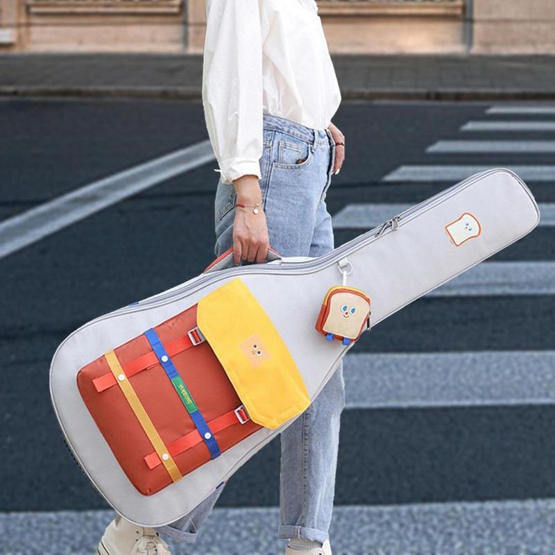 Acoustic Guitar Bag Adjustable Shoulder Strap Padded Waterproof ...