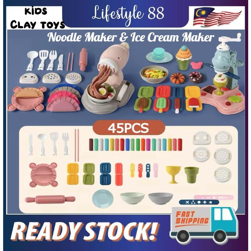 *NextDayDelivery* Set Tanah Liat 45pcs Aiskrim Mee Acuan Kapal - TikTok ...