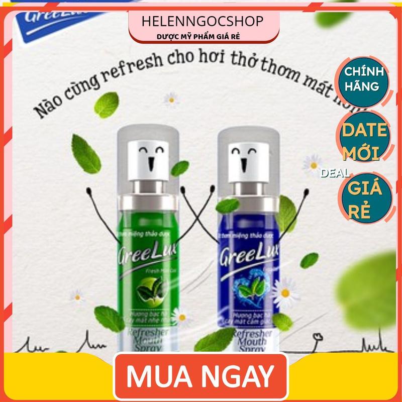 (CHÍNH HÃNG) Xịt thơm miệng greelux Extra Cool Thảo Dược 12ml, - TikTok ...