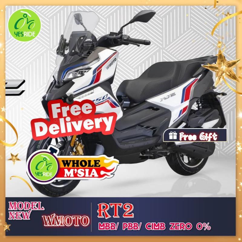 WMOTO RT2 New Model 2024 MOTORCYCLE - TikTok Shop Malaysia