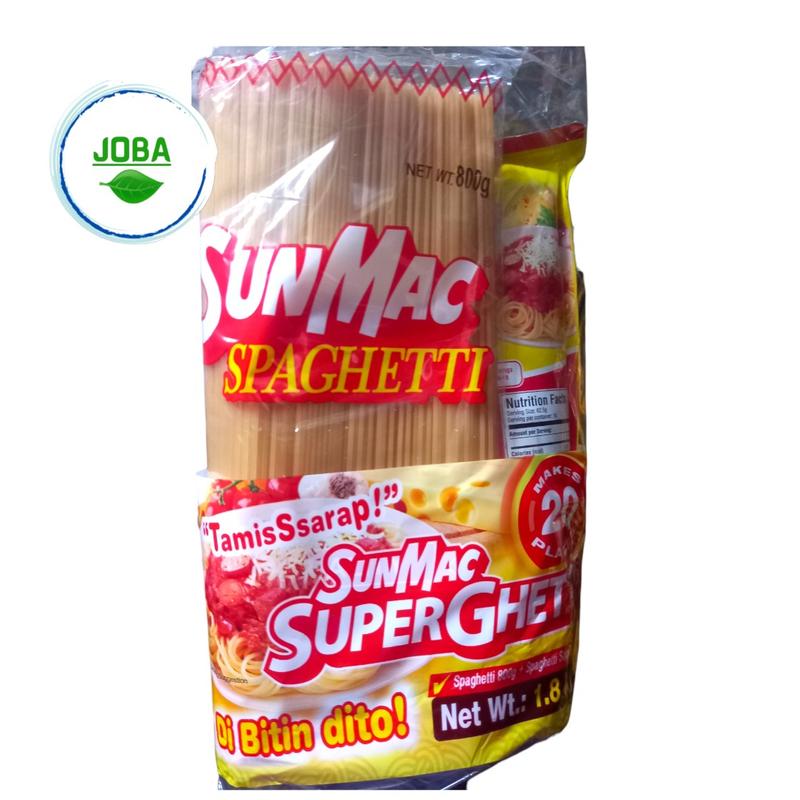SUNMAC COMBO SPAGHETTI 1.8KG ( Spaghetti 800g + sauce 1kg) Pasta ...