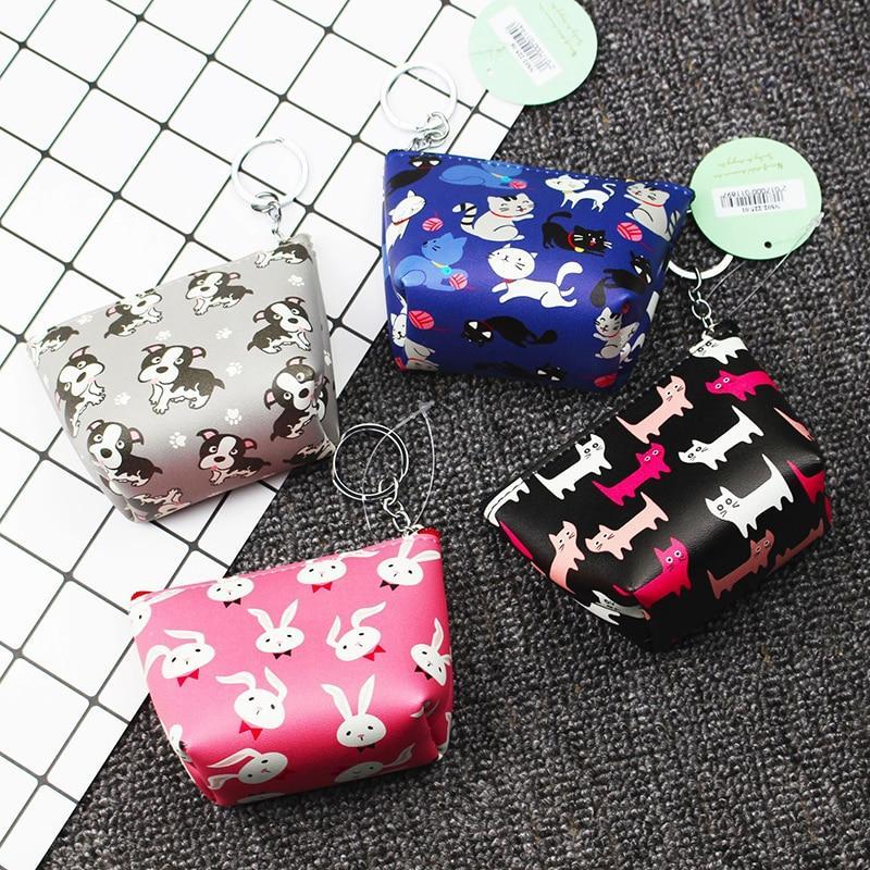 Cute Cartoon Purses Animal Printing Coin Purses Women Wallet - TikTok ...