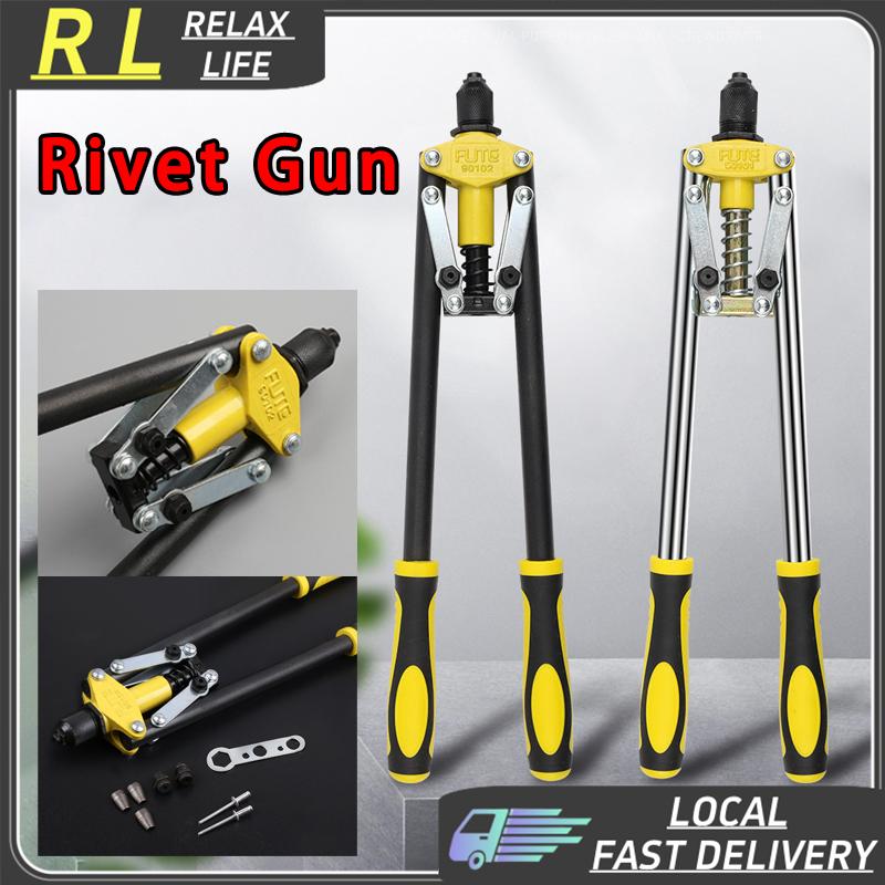 Manual Rivet Gun, High Hardness Alloy Steel, Rivet Nut Tool Gun, Double ...