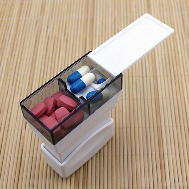Portable Tablet Pill Medicine Crusher Grinder Grind Splitter - TikTok ...