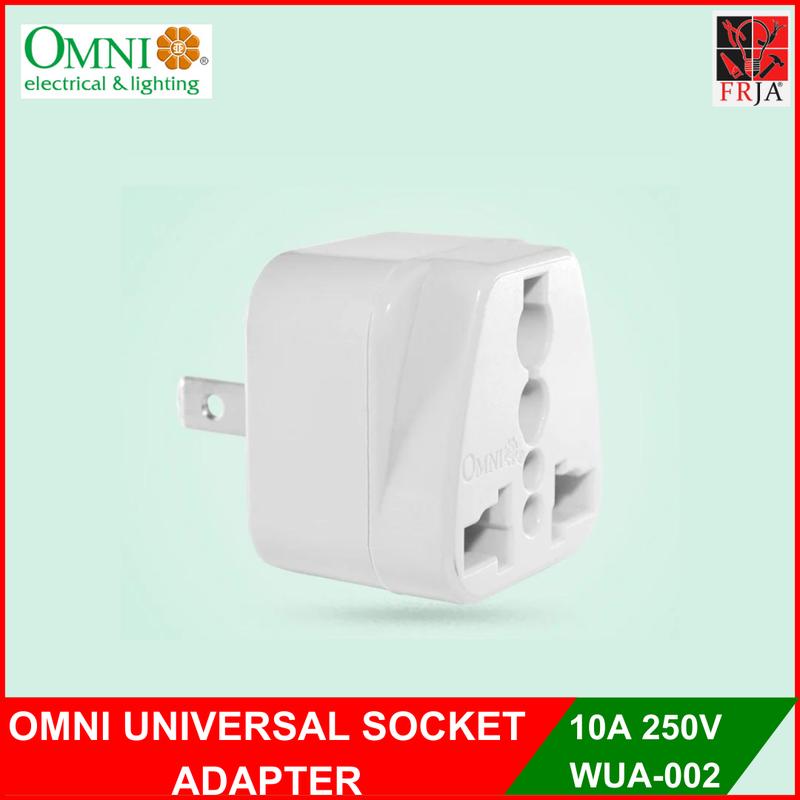 OMNI UNIVERSAL SOCKET ADAPTER 10A 250V- WUA-002 - TikTok Shop Philippines
