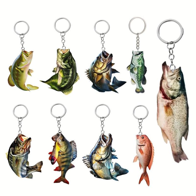 Versatile Fish Pendant Keyring Charming Fishing Lover Keychain - TikTok ...