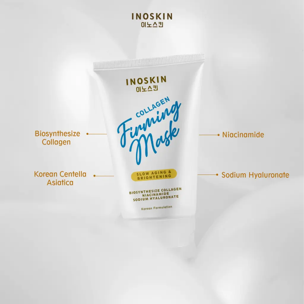 Inoskin Sleeping Collagen Firming Mask 100mL - Masker Wajah dengan ...