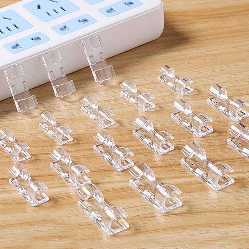 🔥 2024 Cable Management Kit | 50pcs Adjustable Clips for Data/Charging ...