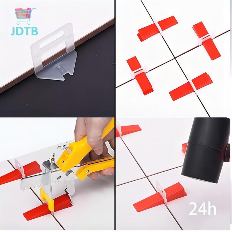 Tile Leveling System With Tile Plier 100pcs Tile Leveler Insert ...