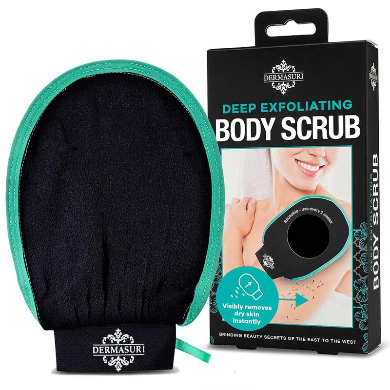 Dermasuri Deep Exfoliating Glove - Polishing Mitt Body Scrubber ...