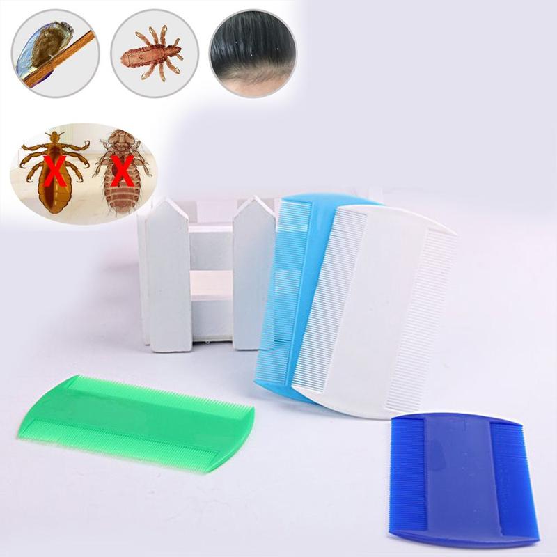 Portable Double Sided Fine Tooth White Nit Combs Lice Comb Lice ...