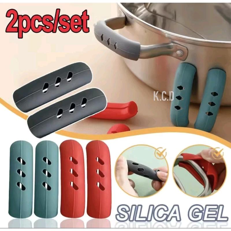 2PCS/Set Silicone Hot Handle Holder, Cast Iron Handle Cover, - TikTok ...
