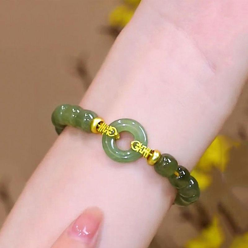 Fulu Imitation Hetian Jade Bracelet for Women, Ins Niche Design ...