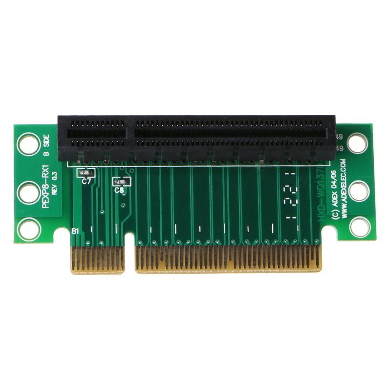 PCI-Express 8X Riser Card 90-Degree Left-Angle Adapter Card 1U - TikTok ...