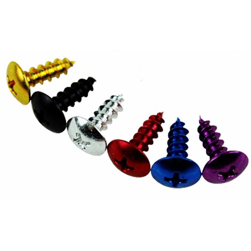 Skru Motosikal Aluminium, 30Pcs, Berbilang Warna, Skru Mengetuk ...