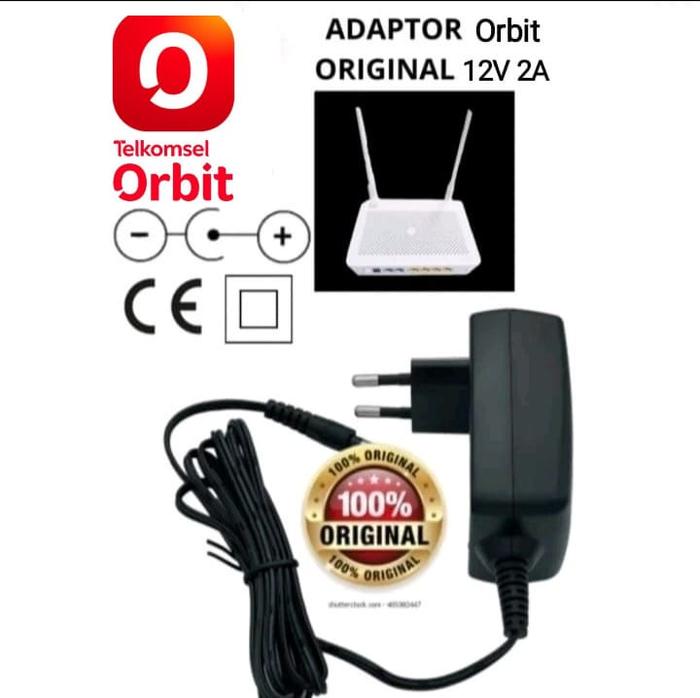 Jual Adaptor 12V 2A Modem Router Telkomsel MODEM ORBIT Star A1 - ORI ...