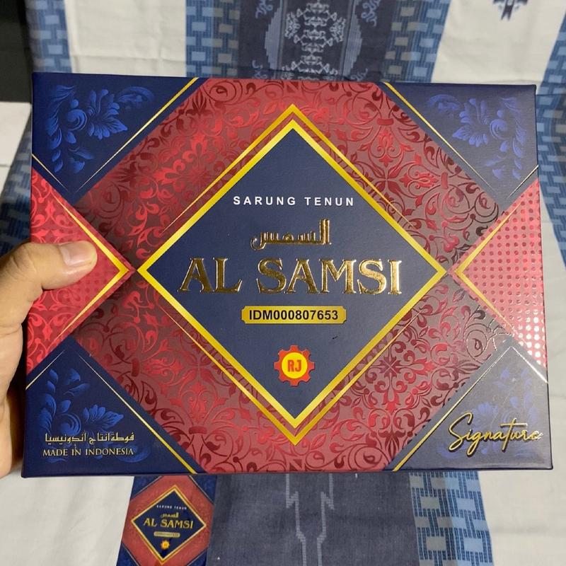 Sarung Tenun Al Samsi Signature Premium Motif BHS Terbaru Dewasa Keren ...