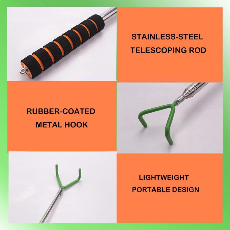 Disc Golf Retriever Telescoping Disc Golf Grabber Durable Stainless ...