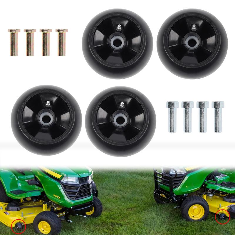 Am125172 Deck Gage Wheels Kit Compatible With John Deere 48" 54" 60" 62 ...