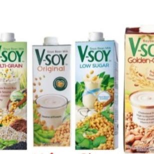 V-Soy vsoy Soya Bean 1000 mL/ 1 liter V Soy ORIGINAL/ LOW SUGAR/ - Shop ...