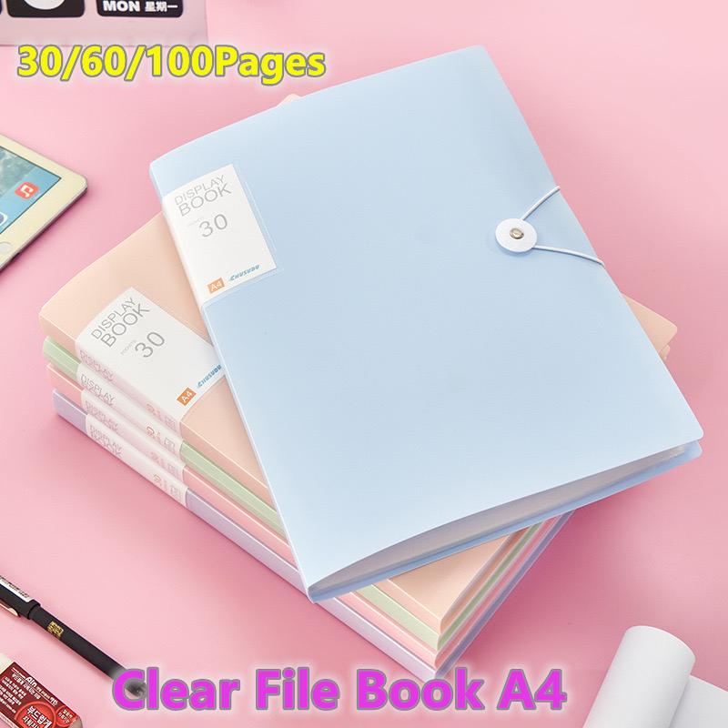 Clear Book Folder File Organizer Clear Folder Presentation Book ...