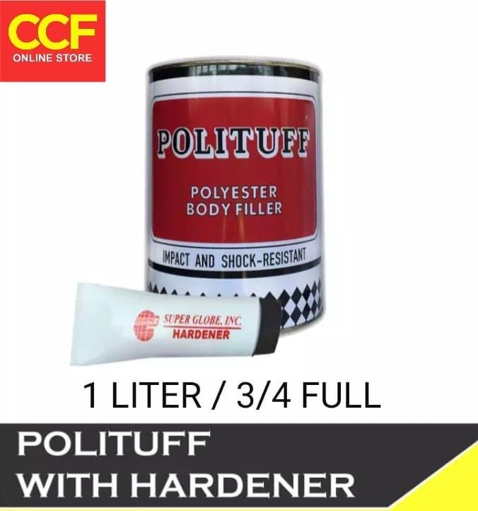 Polituff Body Filler 1 Liter with Cream Hardener - TikTok Shop Philippines