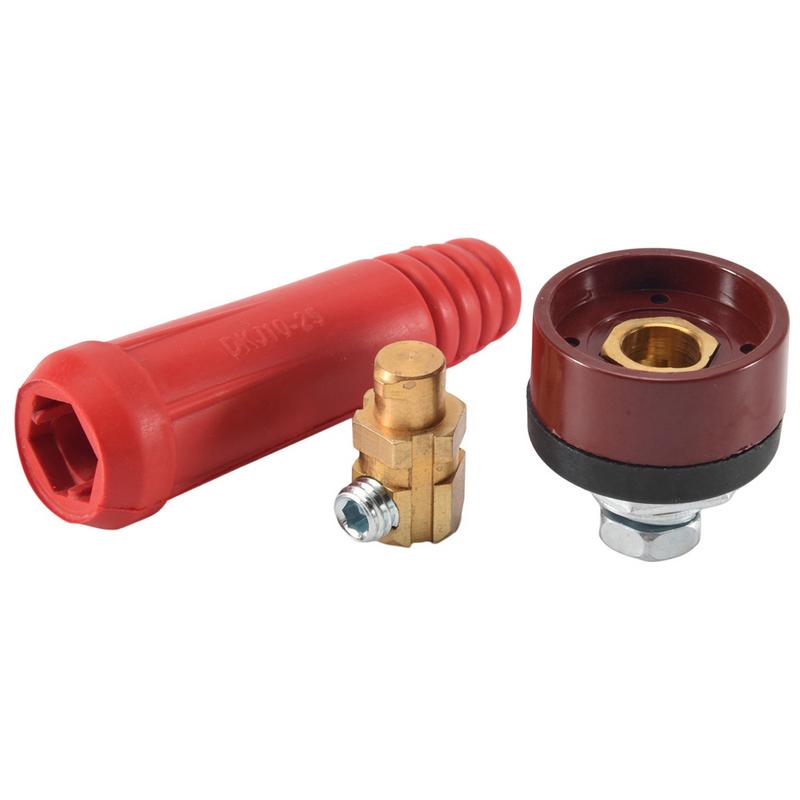 4Pcs TIG Welding Cable Panel Connector Socket Set Style DKJ10-25 ...