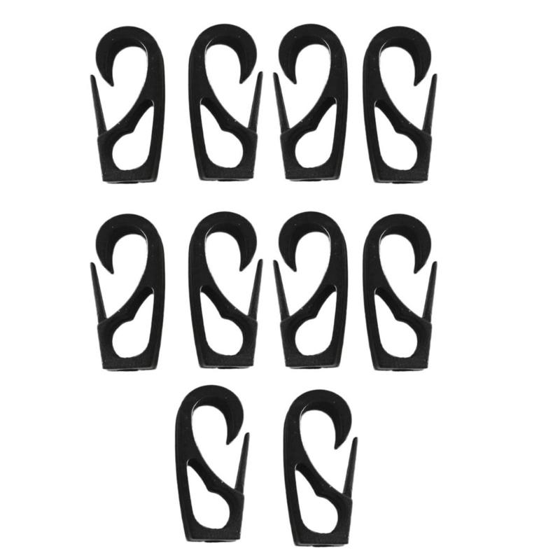 【Ready Stock】 10Pcs Bungee Rope Elastic Cord Lock Clip Plastic - TikTok ...