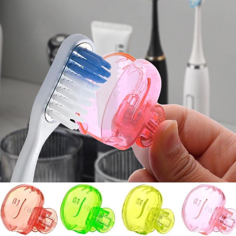 1pc Plastic Toothbrush Cap Case Travel Hiking Toothbrush Cover Holder ...