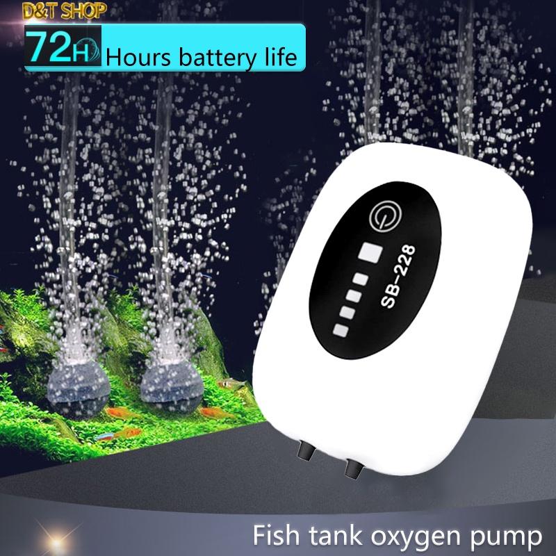 fish tank oxygen pump lithium battery rechargeable water tan - TikTok ...