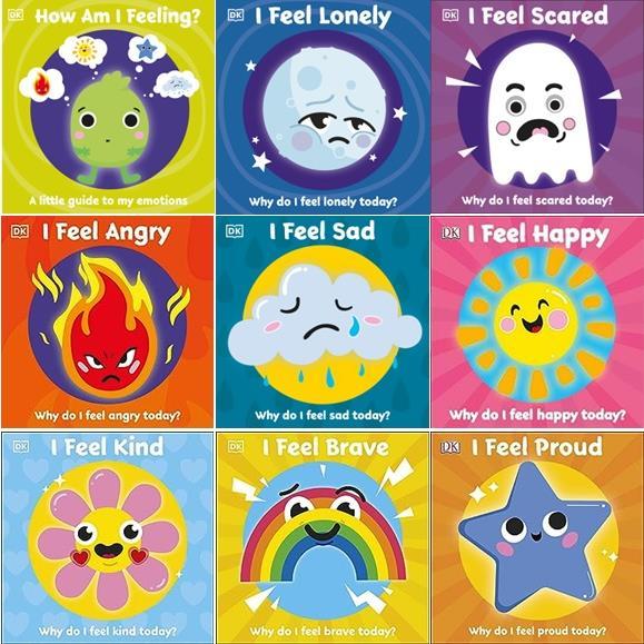 High Quality [Original DK] My First Emotion Books Series BOARD BOOK How ...