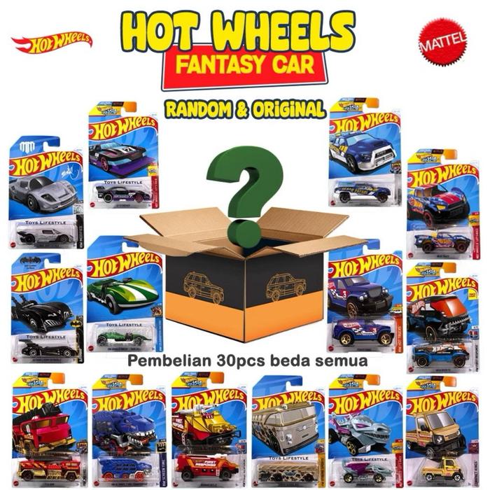 Jual [TR] SNI Random Hot Wheel Diecast Car Hotwheel Rail Balapan ...