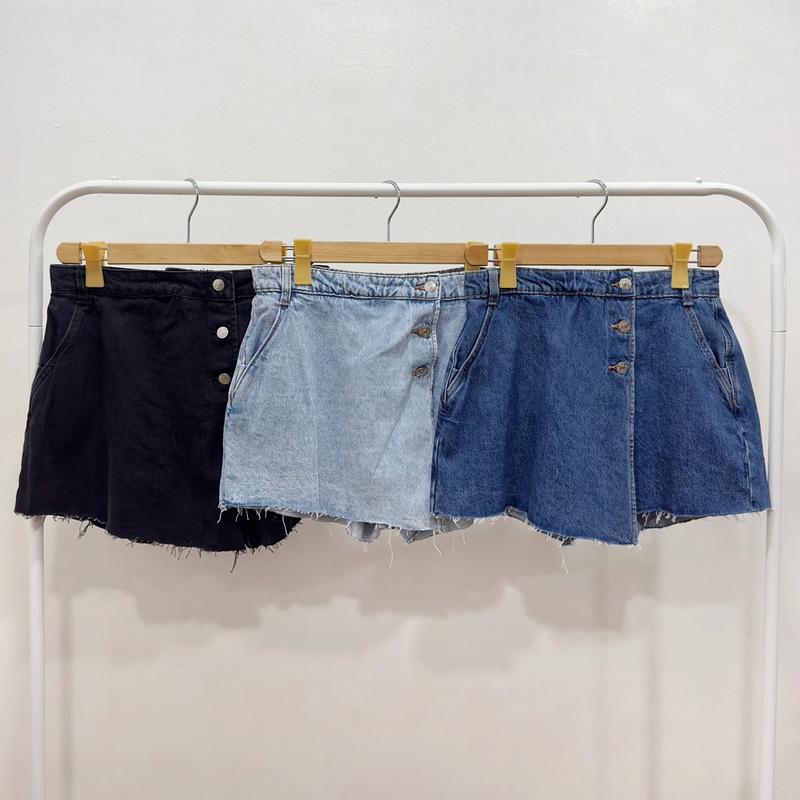 Z Ultra Highwaist Denim Skorts (Palda Shorts) - TikTok Shop Philippines