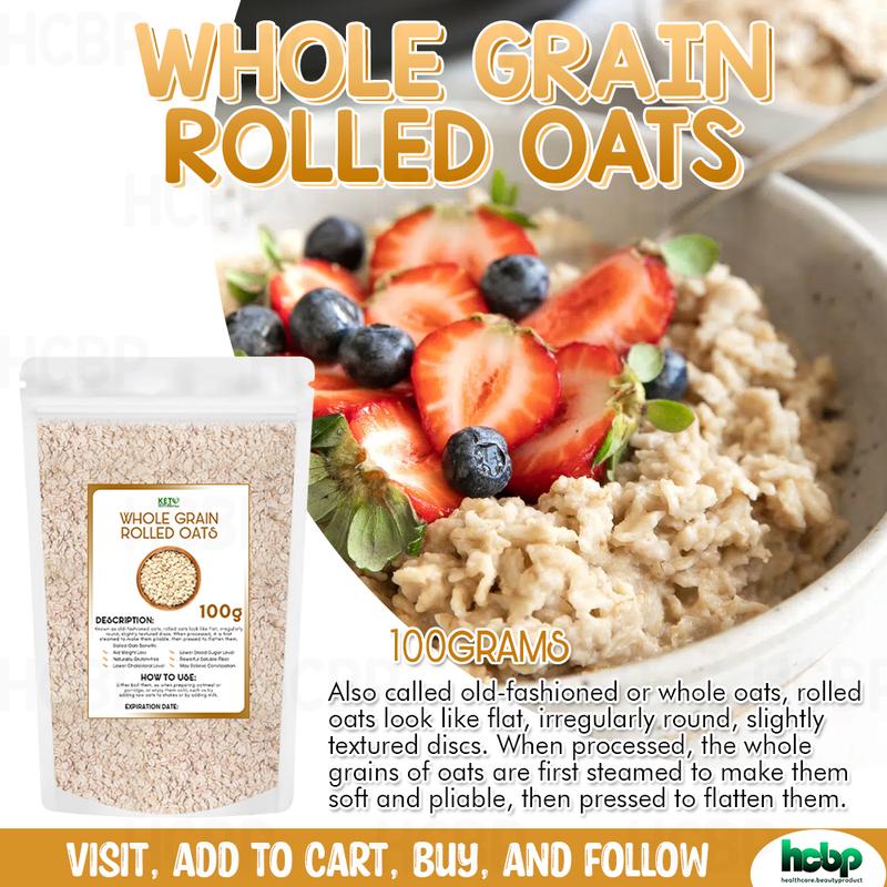 Whole Grain Rolled Oats 100 grams - TikTok Shop Philippines