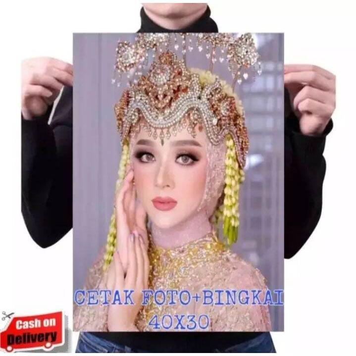 CETAK FOTO GLOSSY 20R 30X40SUDAH DI BINGKAI PROSES 1HARI BIS - Shop ...
