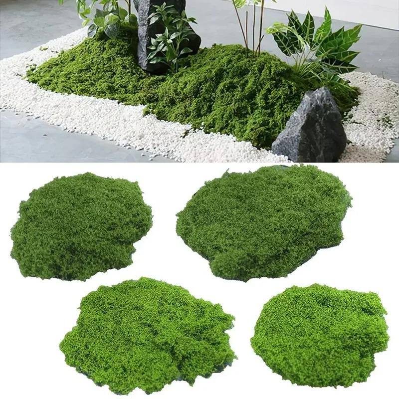Simulation Moss Artificial Moss Silky Plush Moss Ball Fake Green ...