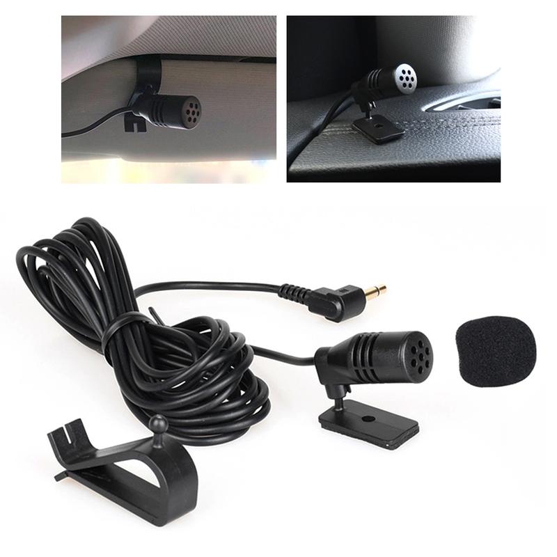 Car Audio Microphone 3.5mm Clip Jack Plug Mic Stereo Mini Wired ...