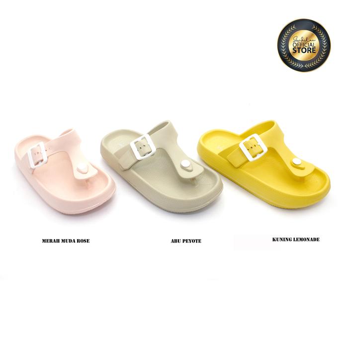 Promo ZANDILAC - SANDAL WANITA DEWASA CH210282WD - KUNING LEMON, 38 ...