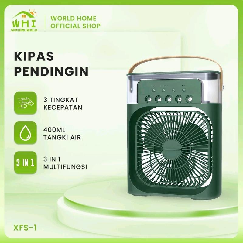 World Home Kipas Pendingin Mini Air Cooler Mobil Dan Ruangan - Shop ...