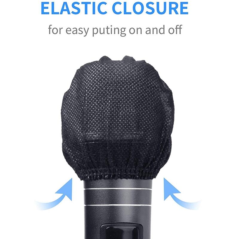 240Pcs Mic Covers Disposable Non-Woven Mic Cover Mic Microphone ...